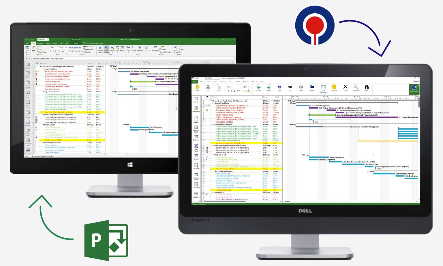 Simple MS Project Alternative Project Plan 365