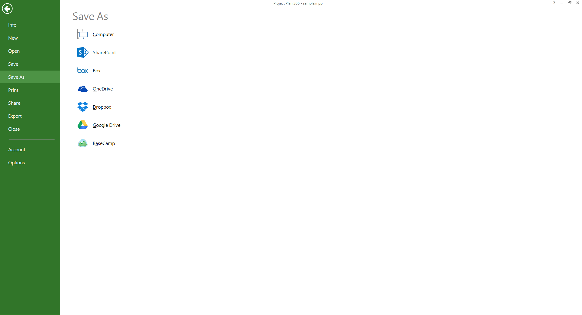 For PC – Project Plan 365