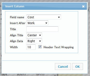 Cost Tracking – Project Plan 365