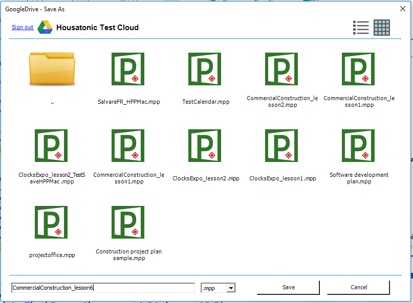 Lesson 7: Save Project Plan – Project Plan 365