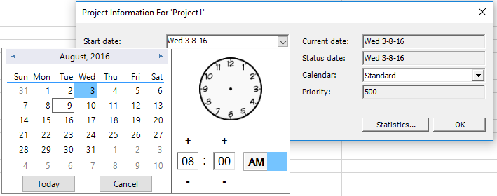 Lesson 2: Set Project Start Date – Project Plan 365 Lesson 2: Set Project Start Date – Project Plan 365