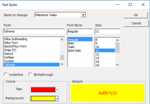 Lesson 6: Text Styles - Project Plan 365