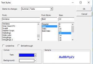 Lesson 6: Text Styles - Project Plan 365