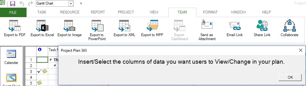 Enabling MPP files for collaboration – Project Plan 365
