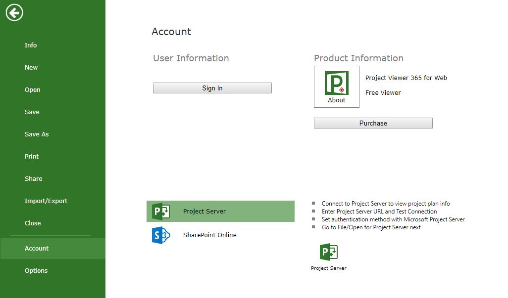 Sign in to Project Plan 365 for Individual – Project Plan 365