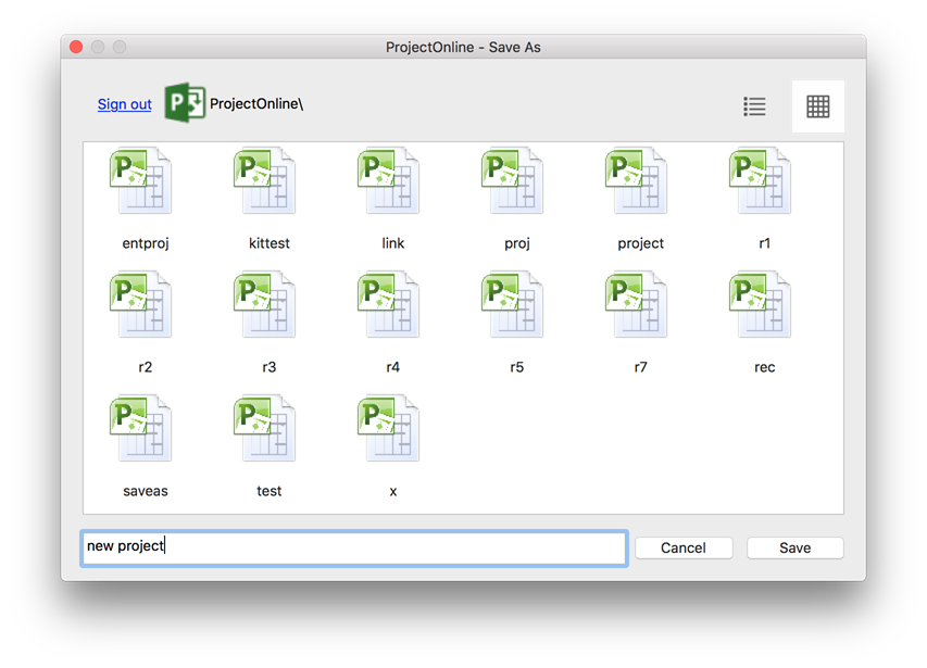 Open from Project Server – Project Plan 365