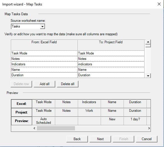 Import from Smartsheet – Project Plan 365