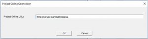 Open from Project Server – Project Plan 365