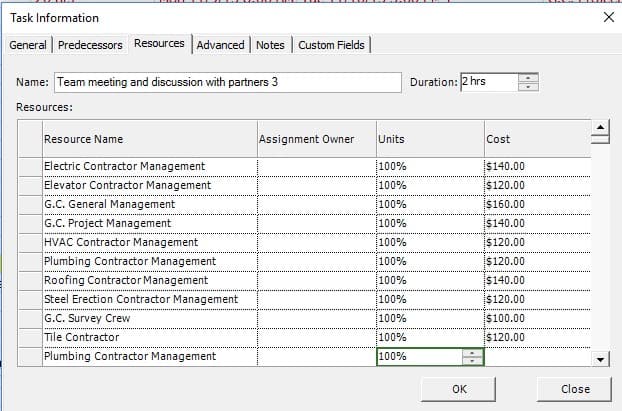 Assign Resource – Project Plan 365