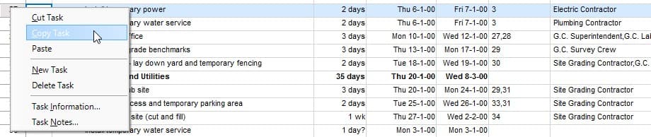 Copy – Project Plan 365