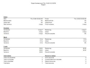 Project Summary Report - Project Plan 365