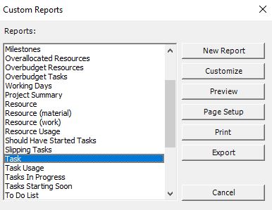 Task Report – Project Plan 365