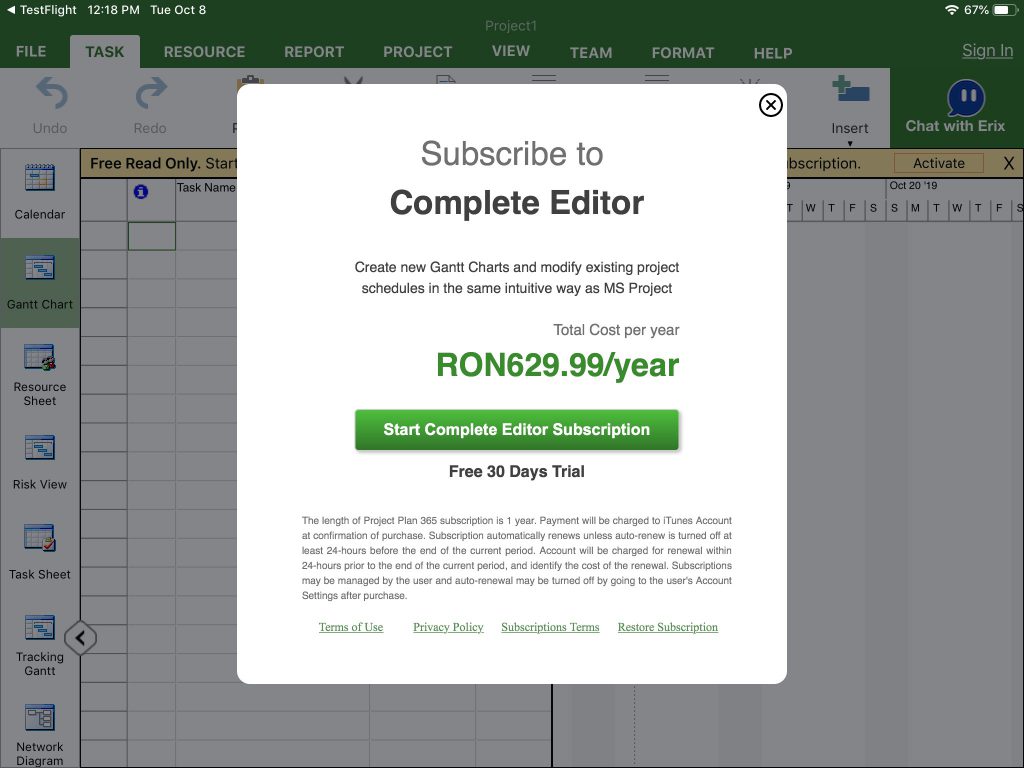 App Store iOS – Start 30-Day Trial and Purchase Standard Subscription ...