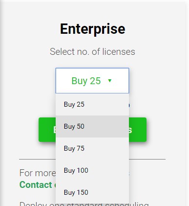 Purchase Enterprise License – Project Plan 365