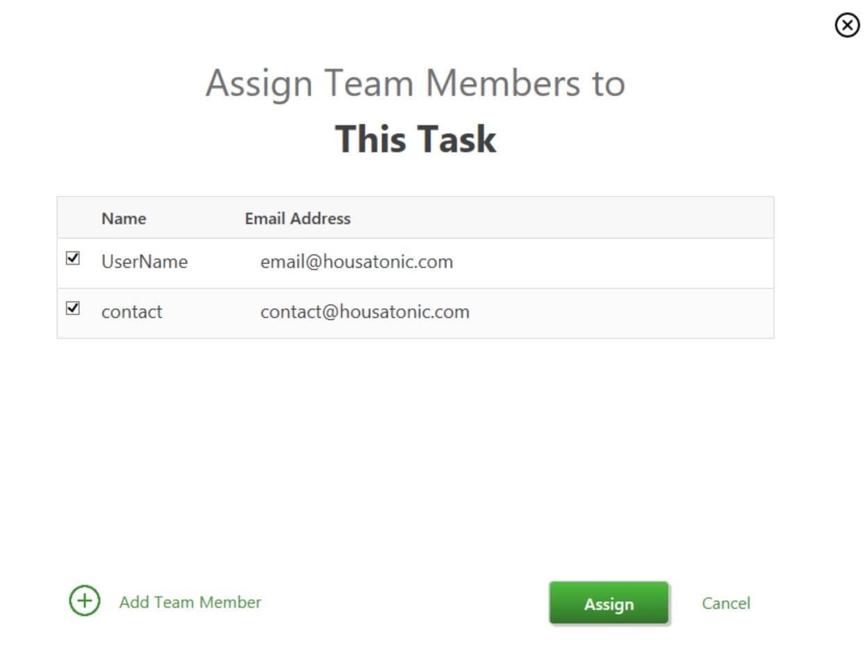 Manage Team Members – Project Plan 365