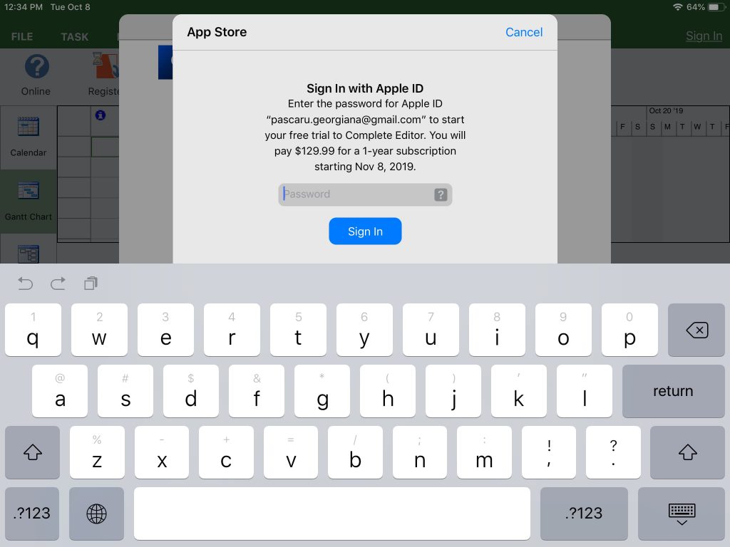 App Store iOS – Start 30-Day Trial and Purchase Standard Subscription ...
