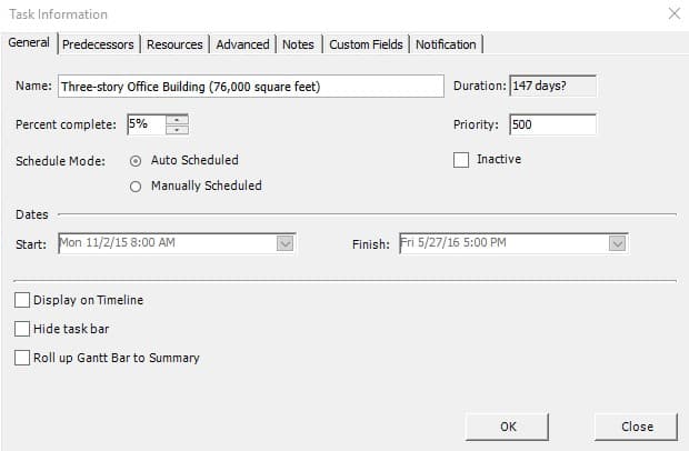 Set Task Mode – Project Plan 365