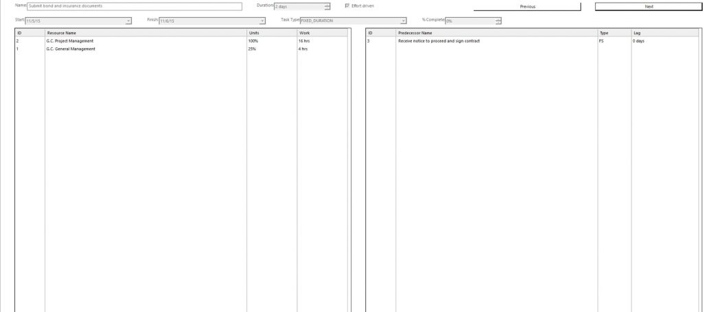 Task Form - Project Plan 365