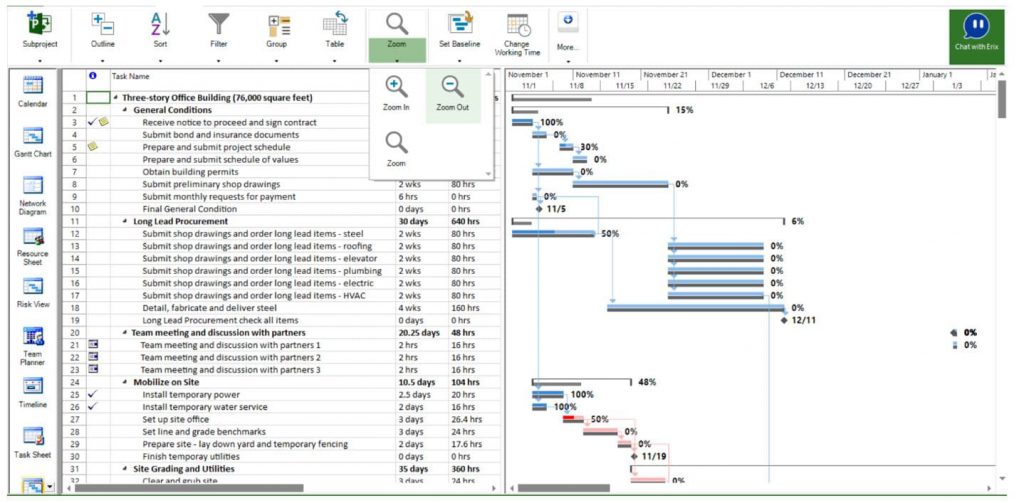 Tracking Gantt – Project Plan 365