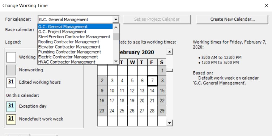 Resource Calendar In Ms Project Crownflourmills