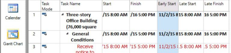 Lesson 3: Early and Late Fields - Project Plan 365