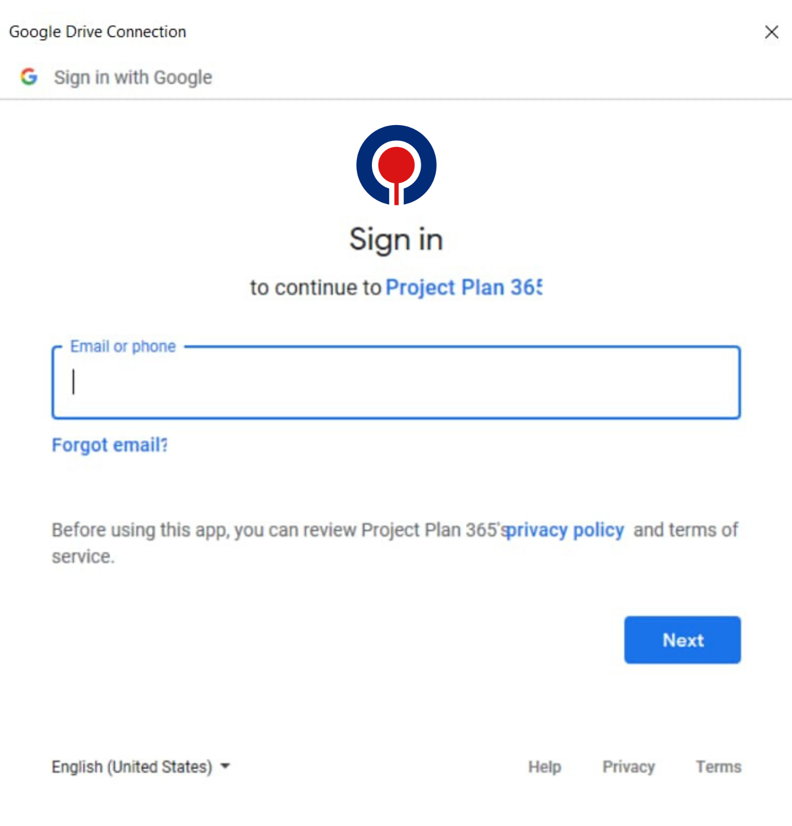 Lesson 7: Save Project Plan - Project Plan 365