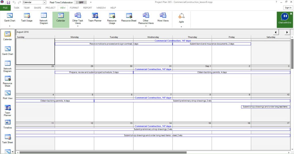 Lesson 10: All Views – Project Plan 365