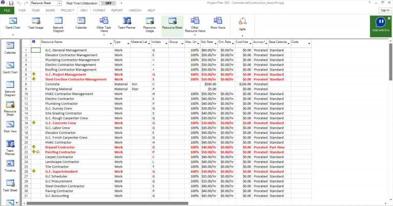 Lesson 10: All Views – Project Plan 365