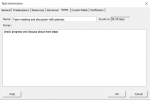 Lesson 9: Add Task Notes - Project Plan 365