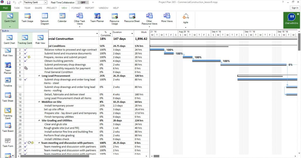 Lesson 10: All Views - Project Plan 365