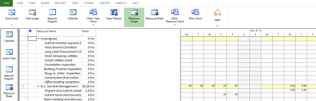 Assignments Peak Units - Project Plan 365
