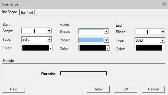 Bar – Project Plan 365