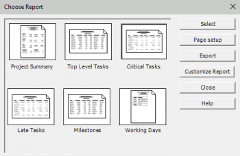 Critical Tasks Report – Project Plan 365