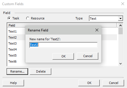 Custom Fields – Project Plan 365