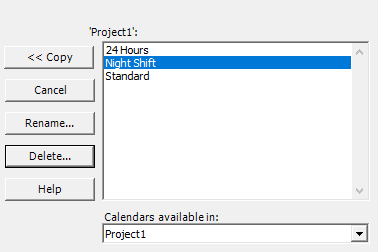 Delete Calendar – Project Plan 365