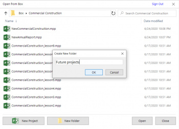 Open from Box - Project Plan 365
