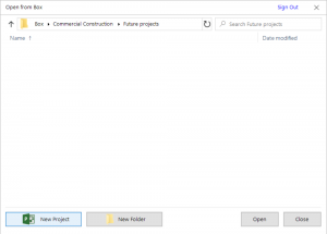 Open from Box - Project Plan 365