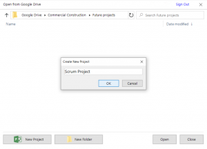 Open from Google Drive - Project Plan 365