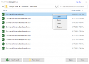 Open XML - Project Plan 365