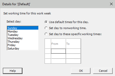 Project Calendars – Project Plan 365