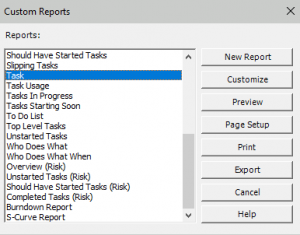 Task Report – Project Plan 365