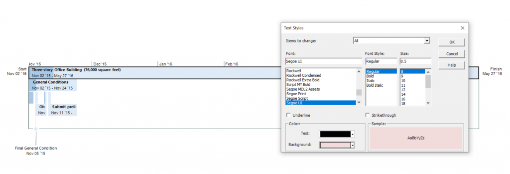 Timeline – Project Plan 365
