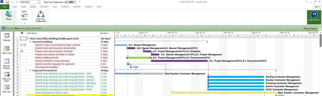 Open from SharePoint – Project Plan 365