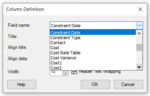 Apply Constraints - Project Plan 365