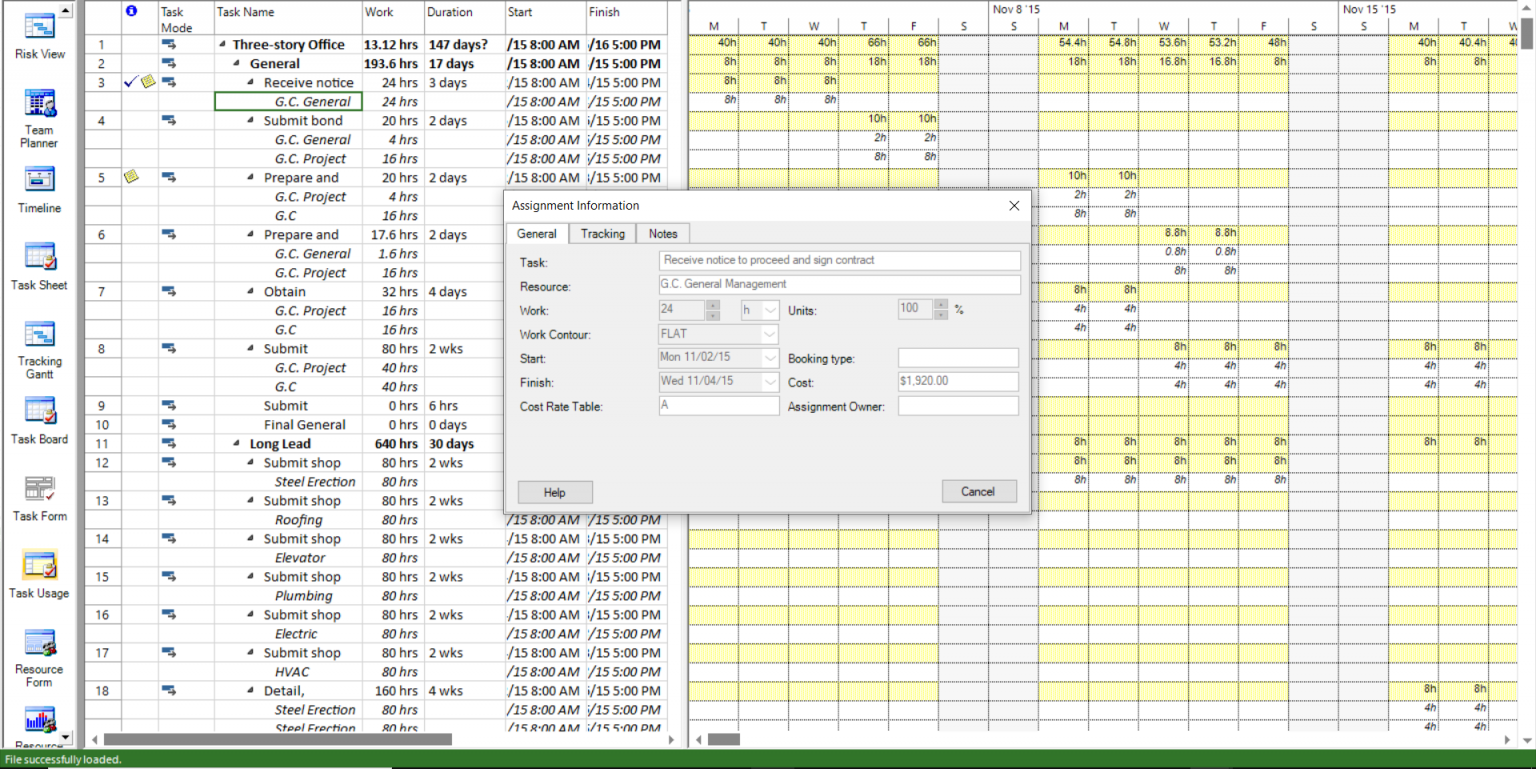 Assignment Information - Project Plan 365