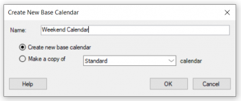 Base Calendars - Project Plan 365