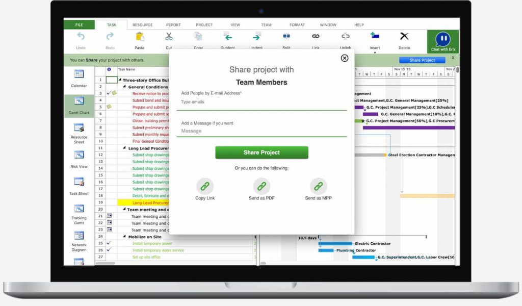 Share Project Plans with Others - Project Plan 365