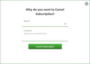 Cancel Subscription – Project Plan 365