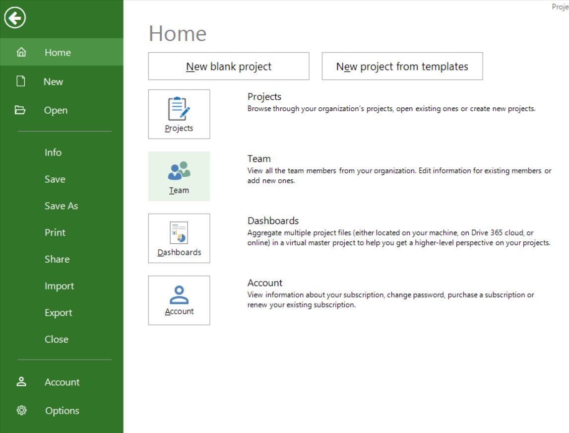 Manage Divisions – Project Plan 365