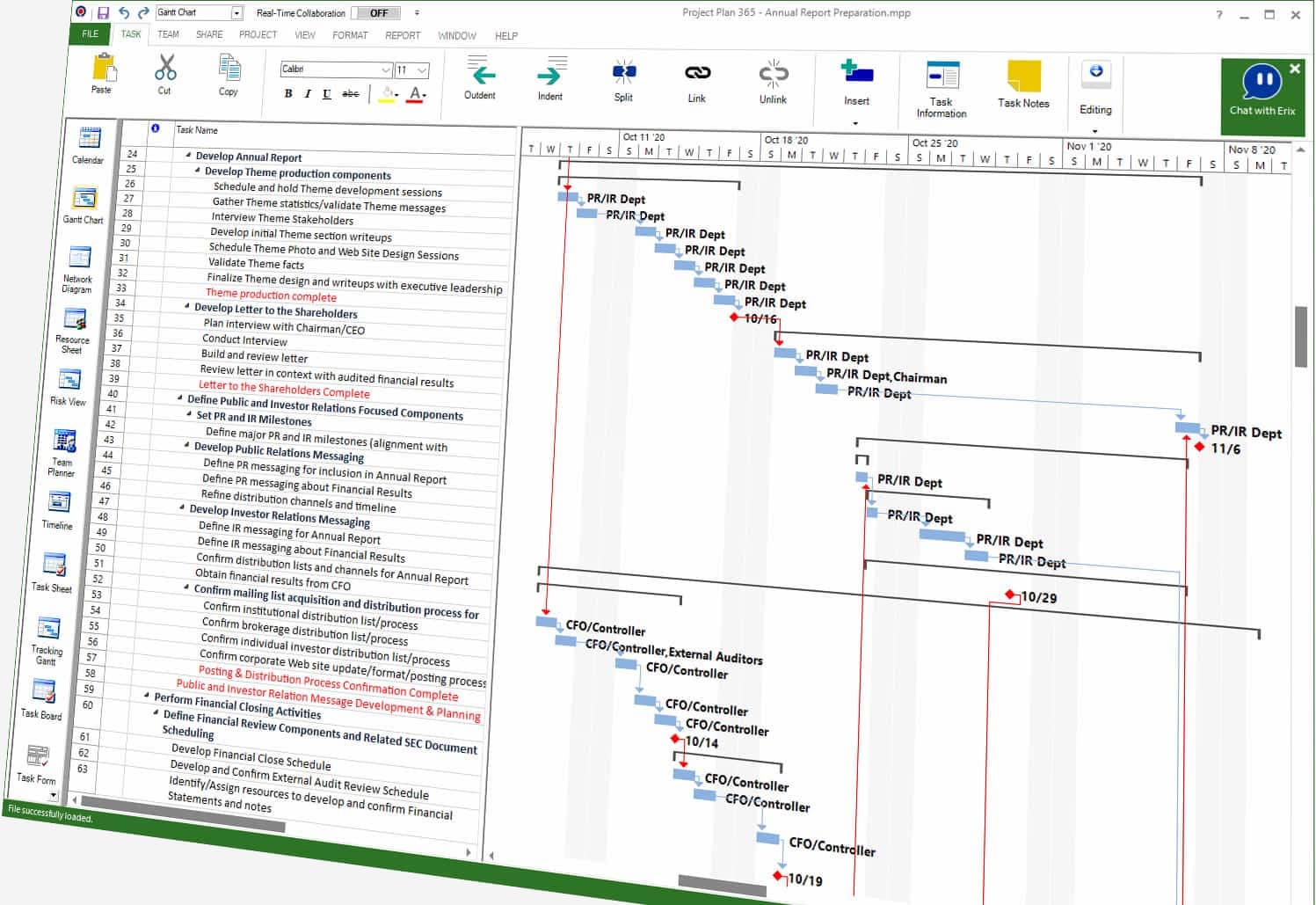 Office 365 Gantt Chart Office 365 Gantt Chart